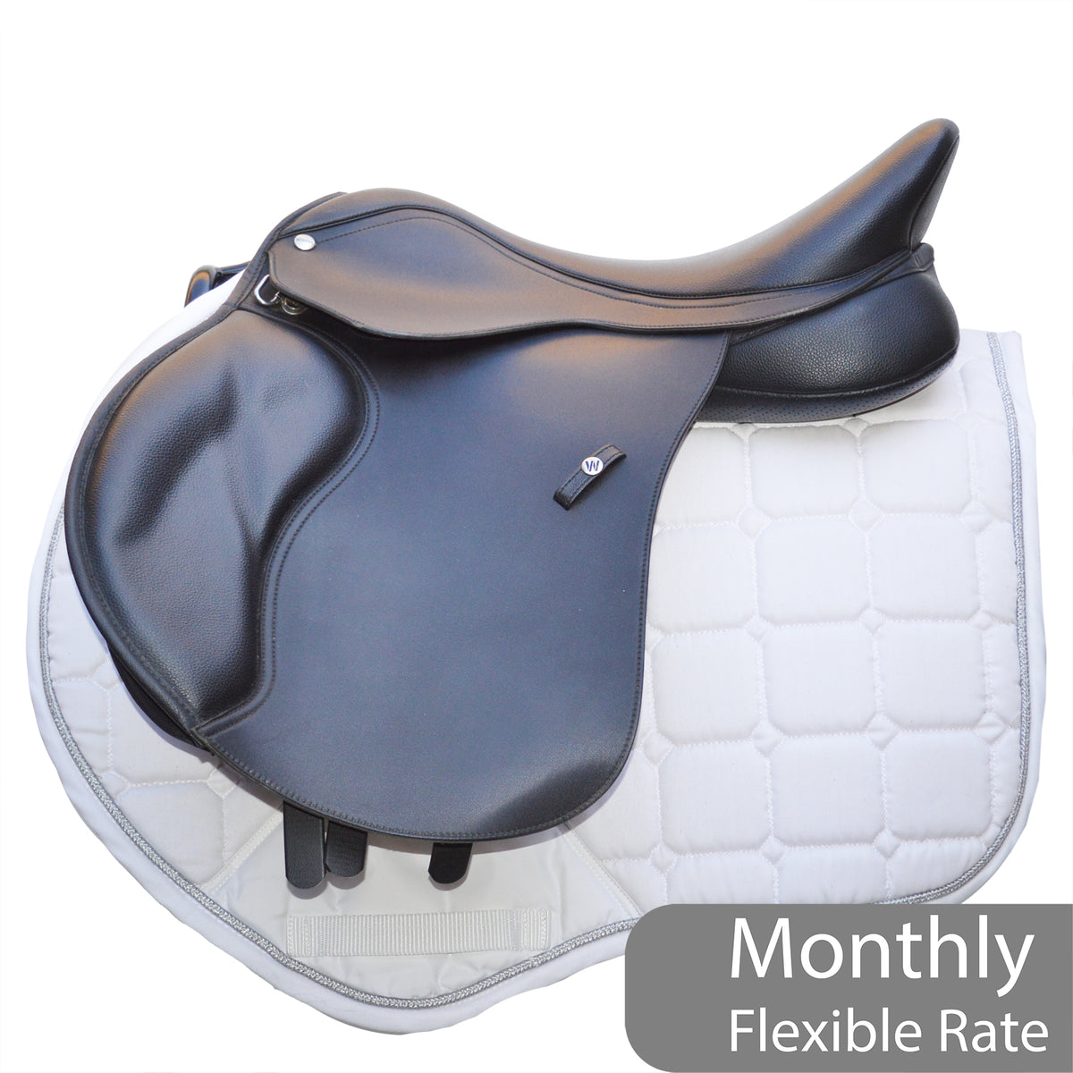 Wintec 500 All Purpose Saddle, HART - Black (Easy Change System) 17 ...